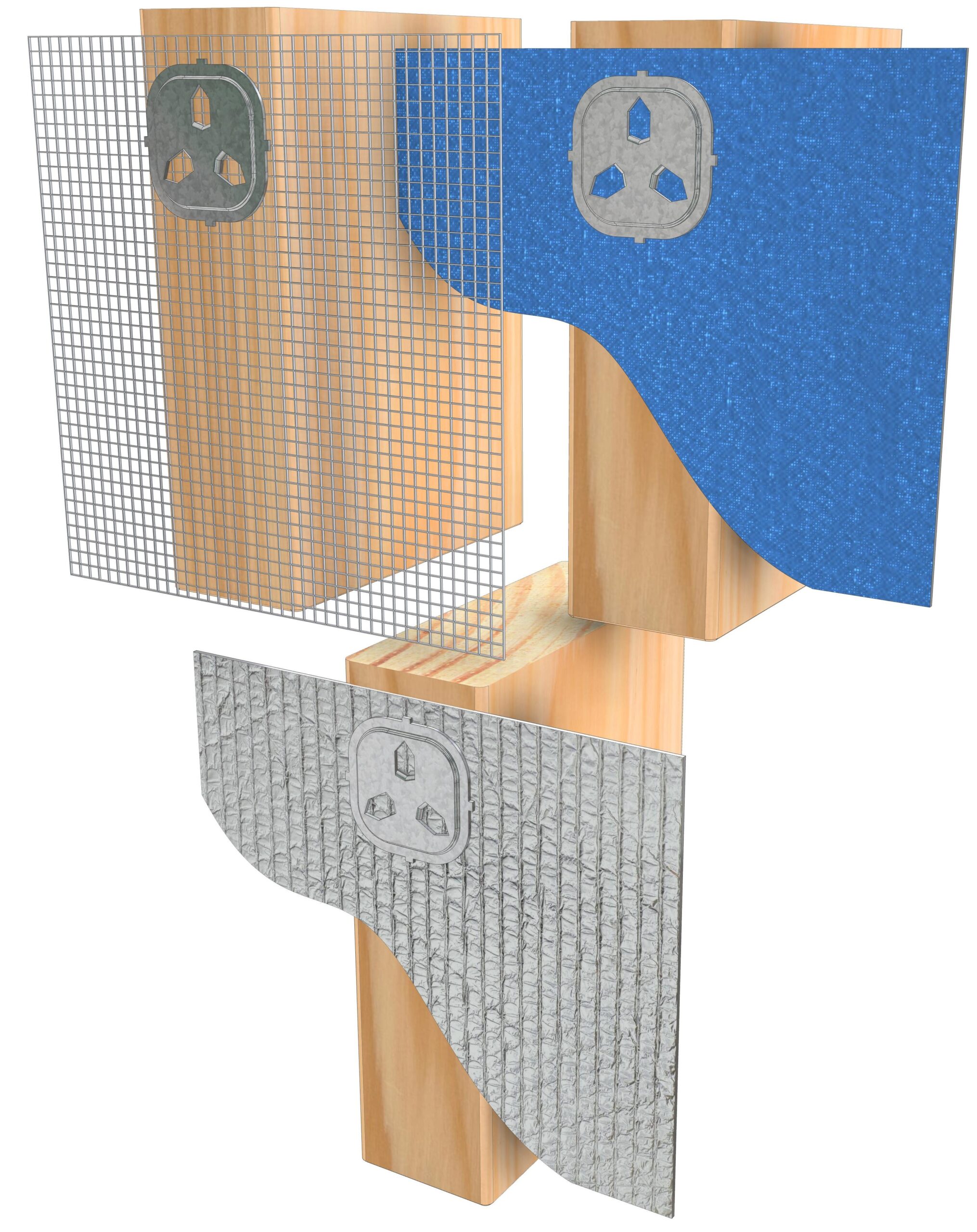 Pryda Fix - A Non-tear fixing for foil insulation and shade cloth